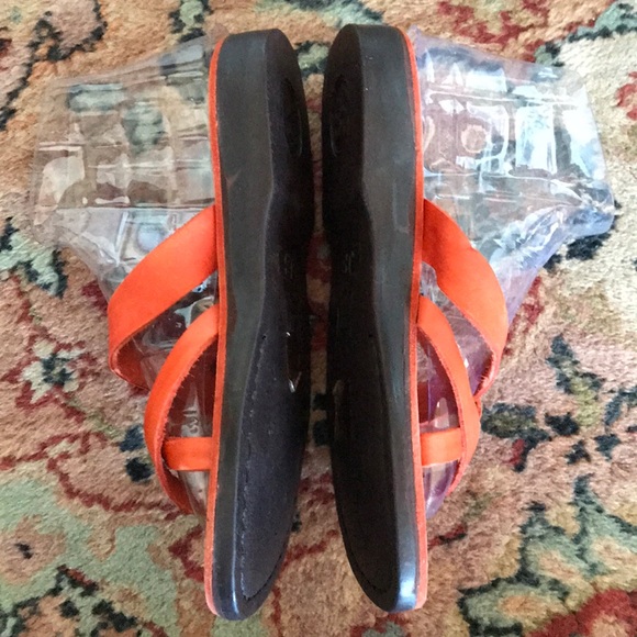 Jerusalem Sandals | Shoes | Jerusalem Sandals Orange Abigail Leather ...